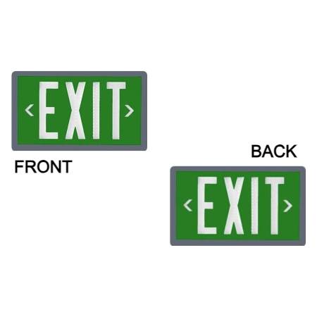 Green Tritium Exit Sign – Emergency Lights Co.