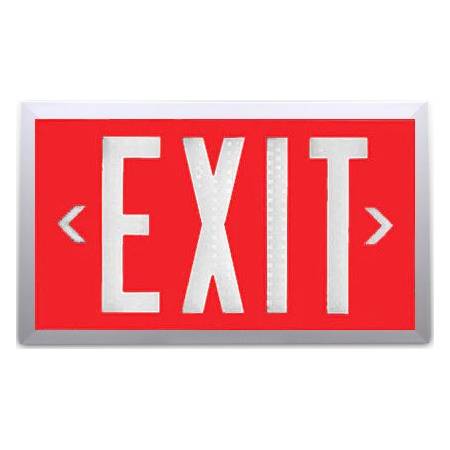 Red Self Luminous Tritium Exit Signs – Emergency Lights